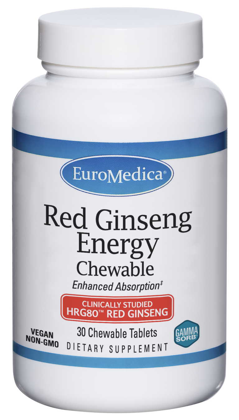 Red Ginseng Energy Chewable - EuroMedica
